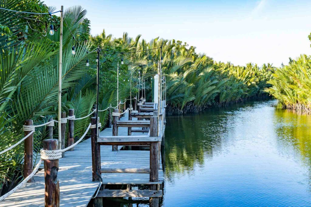 Riverfront View Area - RiverTree Villa & Resort, Kampot Cambodia ...